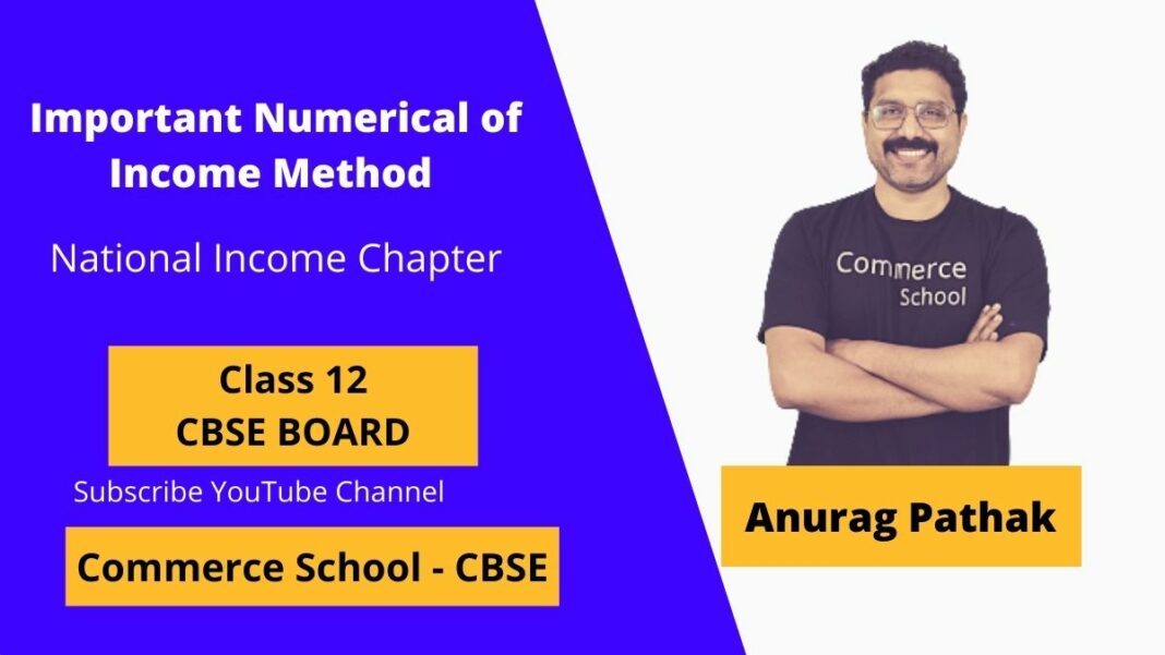 50 Important Numerical of Income Method (National Income) with ...