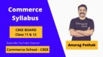 Commerce Syllabus CBSE Board 2021-22 Session