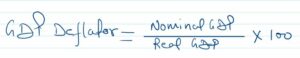 What is GDP Deflator in macroeconomics Class 12